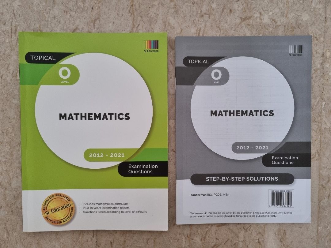 Topical O Level Mathematics 2012 - 2021, Hobbies & Toys, Books ...