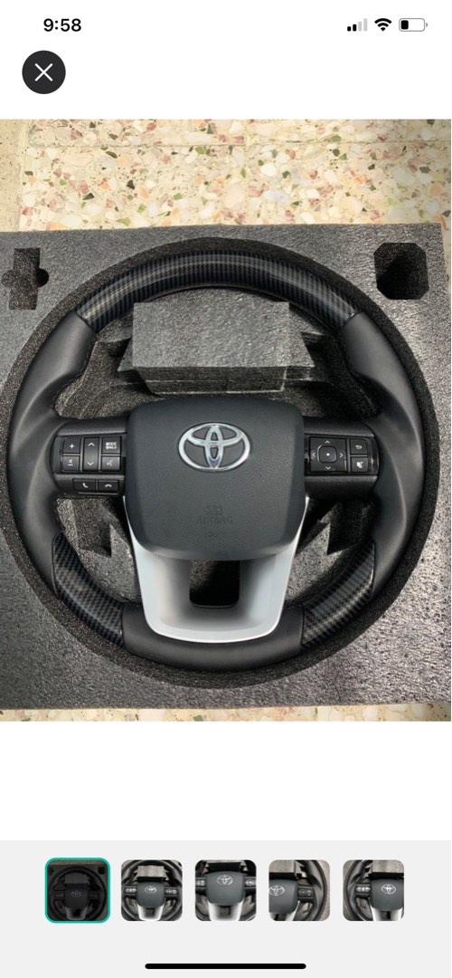 Toyota Hiace steering wheel, Car Accessories, Accessories on Carousell
