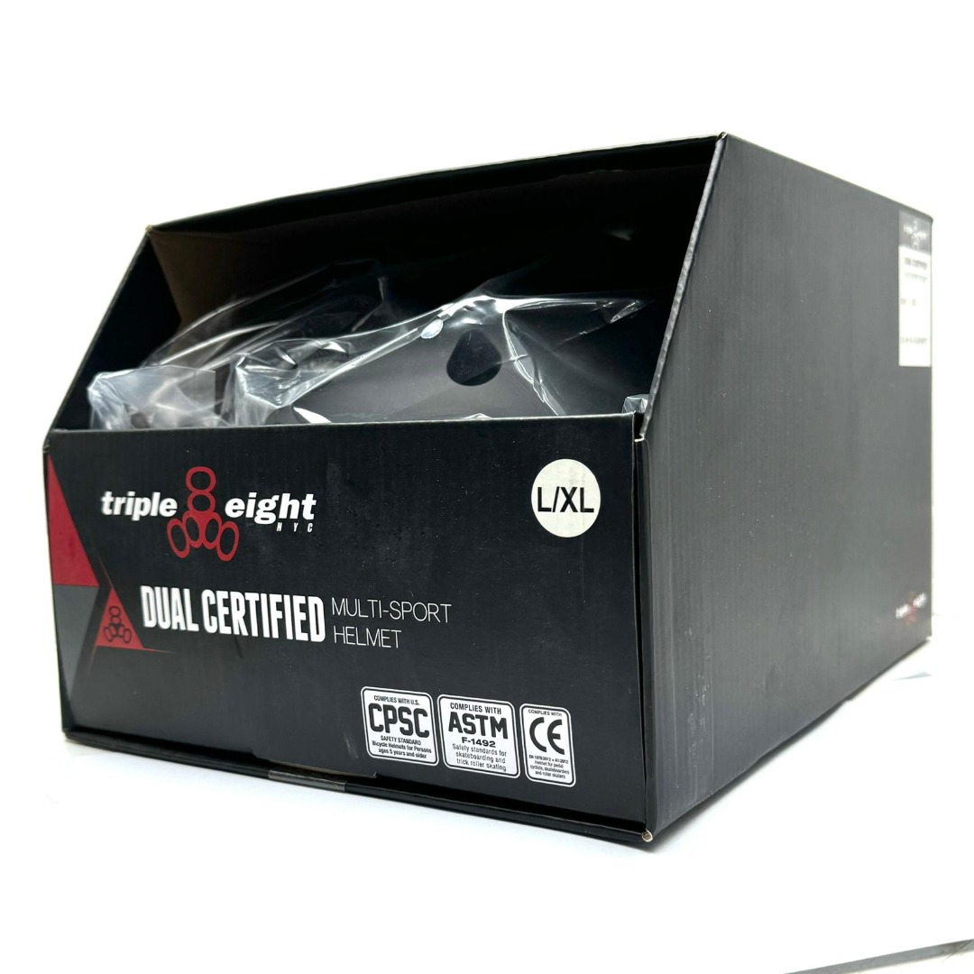 TP-Triple Eight Dual Certified Bike and Skateboard Helmet (Brand New ...
