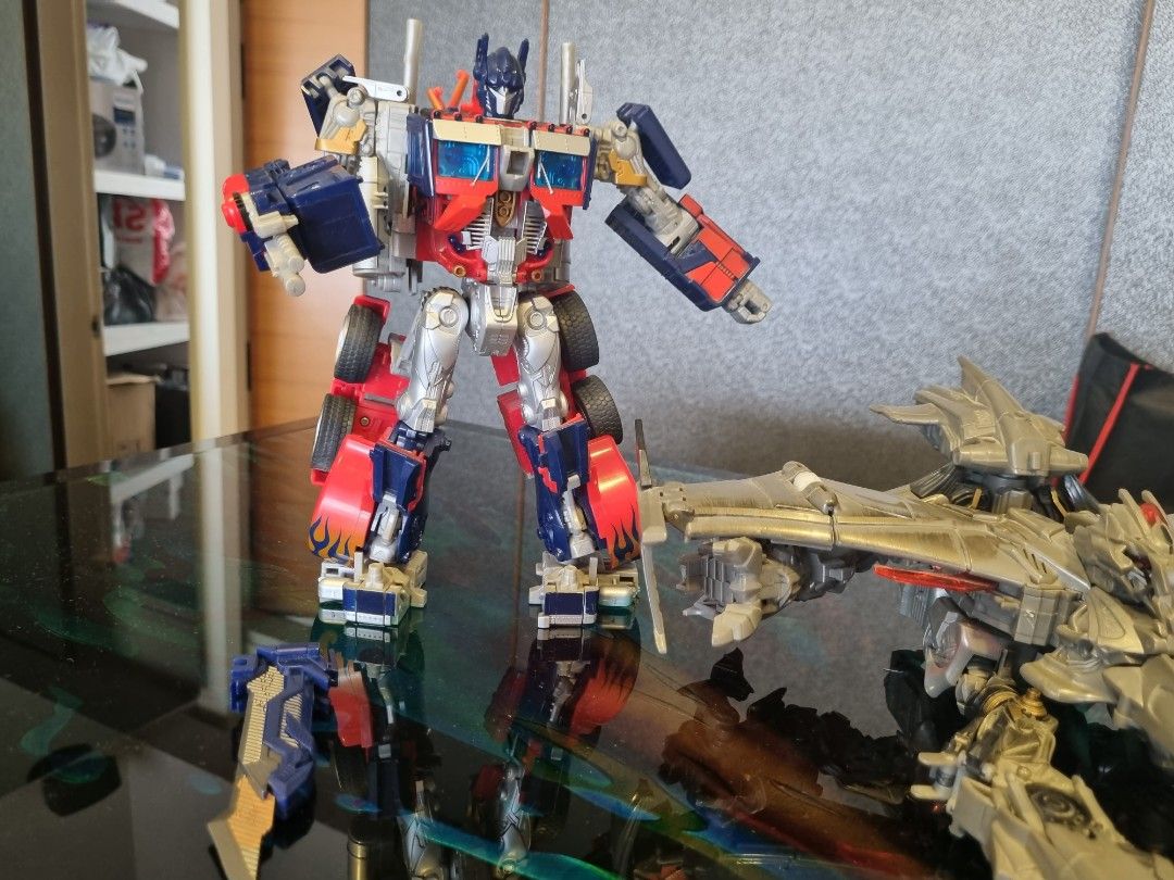 Transformers (TF1) Movie Leader Class Premium Series Optimus and ...