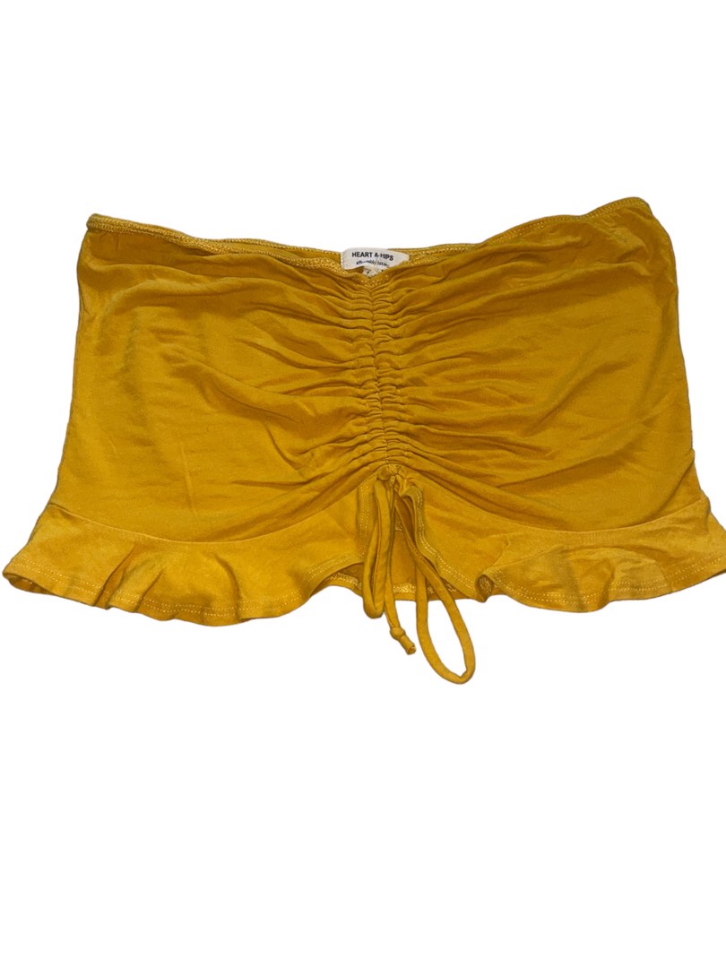 Tube Yellow Top, Women's Fashion, Tops, Others Tops on Carousell