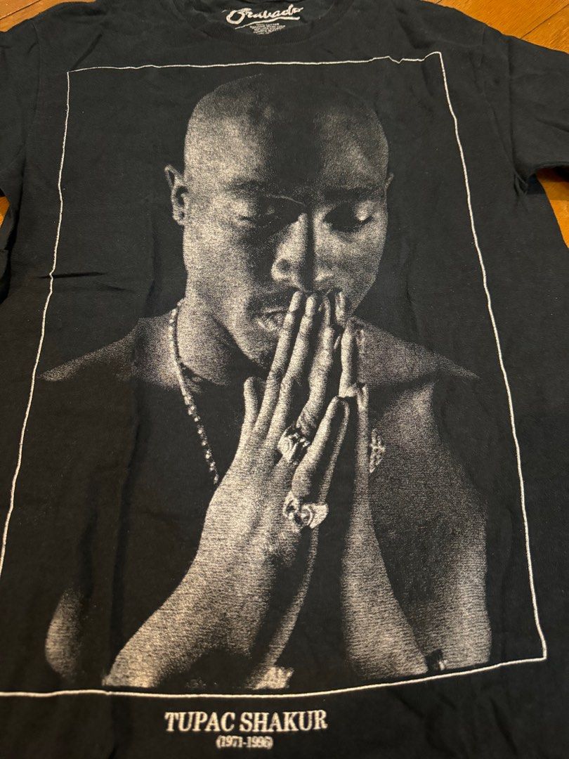 Tupac Shakur T shirt, Men's Fashion, Tops & Sets, Tshirts & Polo Shirts ...