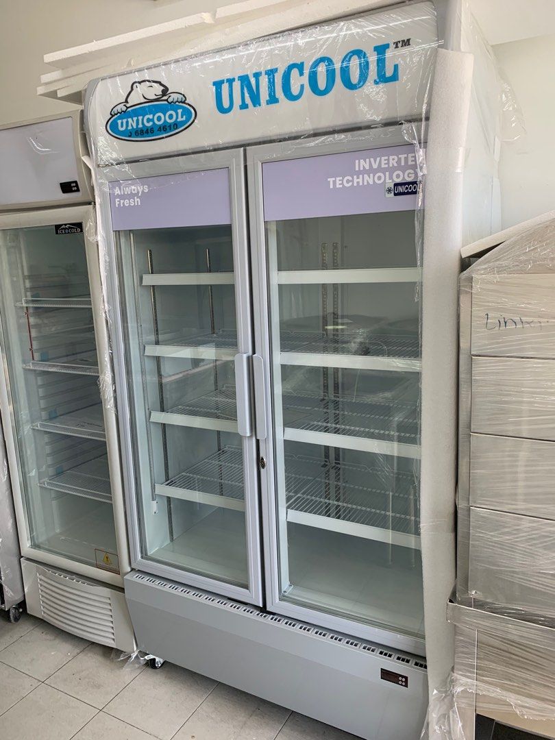 Unicool , Inverter glass door chiller $690(after EEG Grand), TV & Home Appliances, Kitchen ...