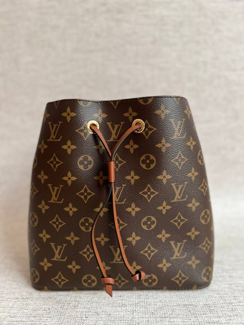Used Once! LV Neone Caramel 2023 Full Set fl, Barang Mewah, Tas ...