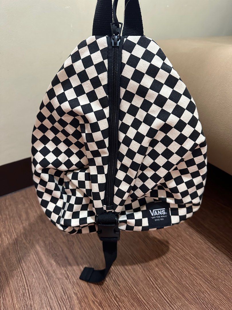 Vans Mini Checkered Backpack, Women's Fashion, Bags & Wallets ...