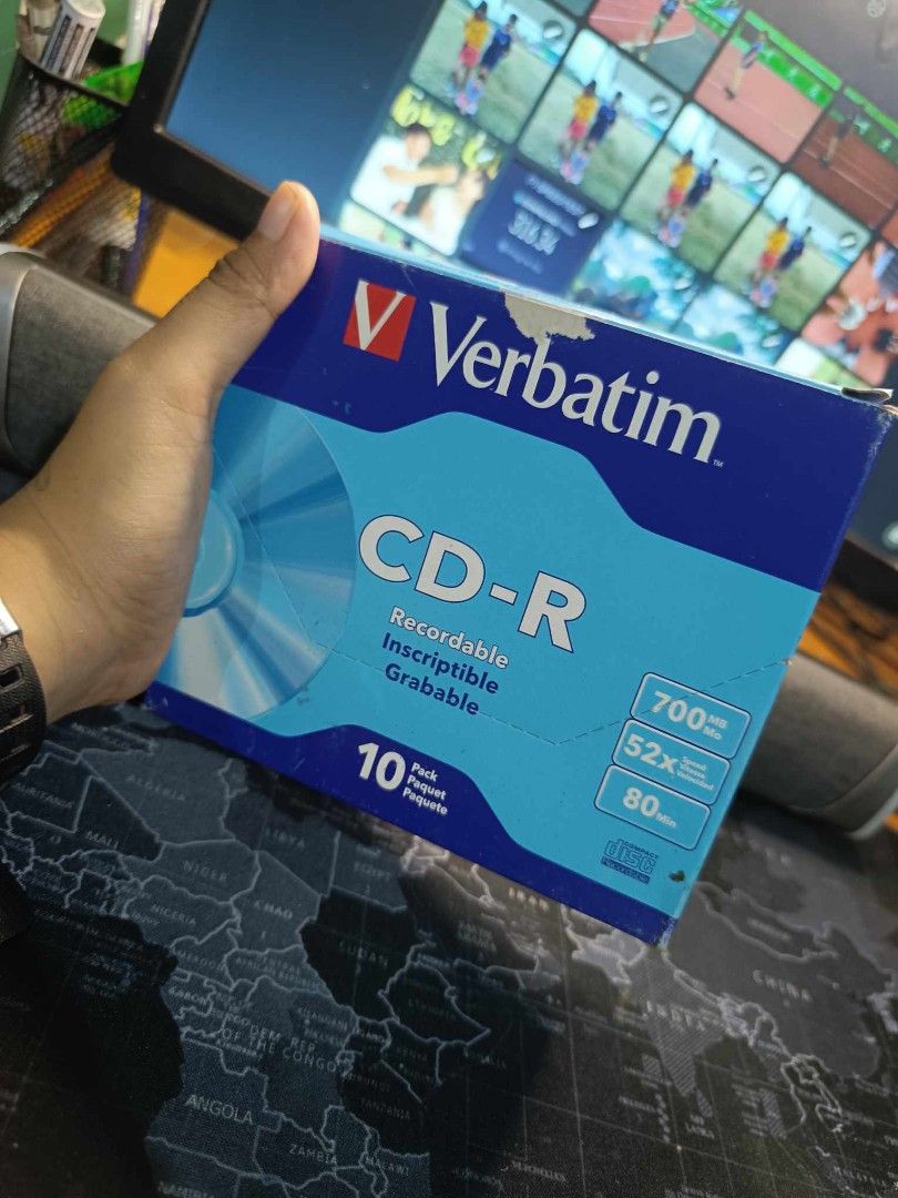 Verbatim blank CD-R 700mb, Hobbies & Toys, Music & Media, CDs & DVDs on ...