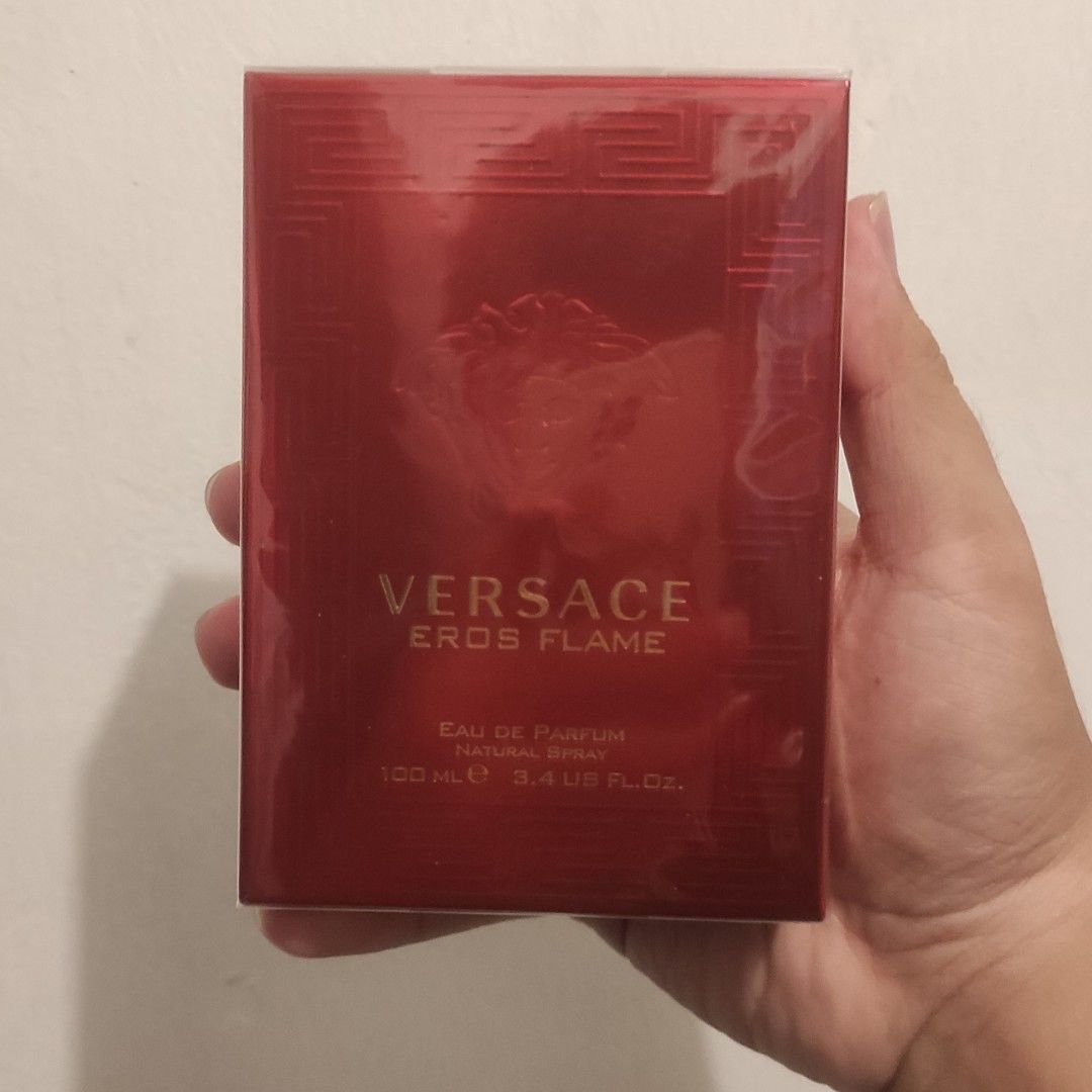 VERSACE Eros Flame EDP 100ml, Beauty & Personal Care, Fragrance & Deodorants on Carousell