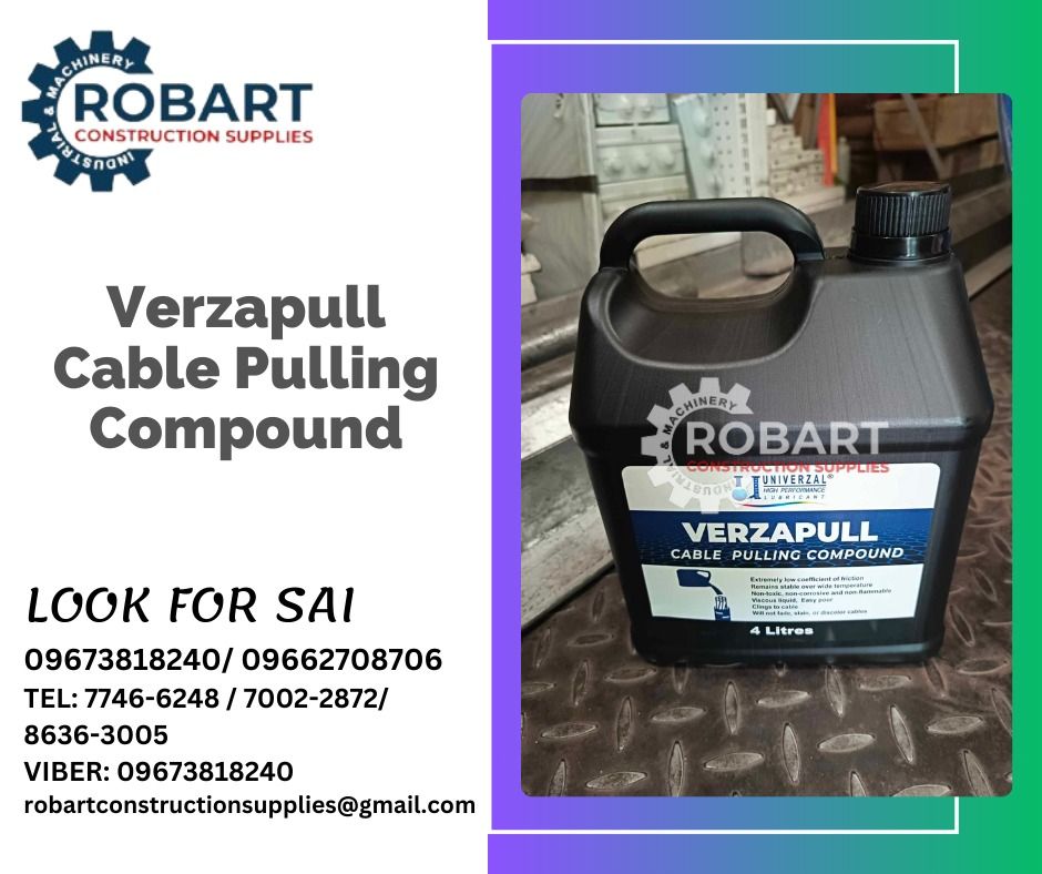 Verzapull Cable Pulling Compound, Commercial & Industrial, Construction ...