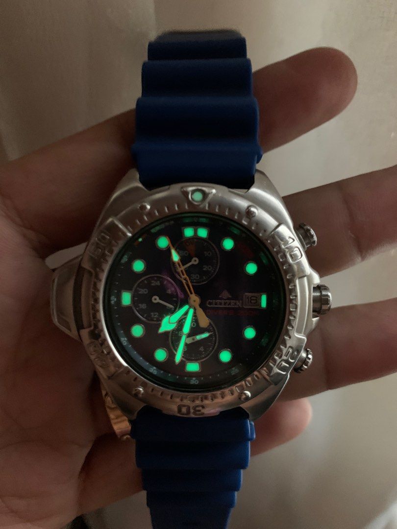 Vintage Citizen Promaster Aqualand Chrono Diver, Men's Fashion, Watches ...