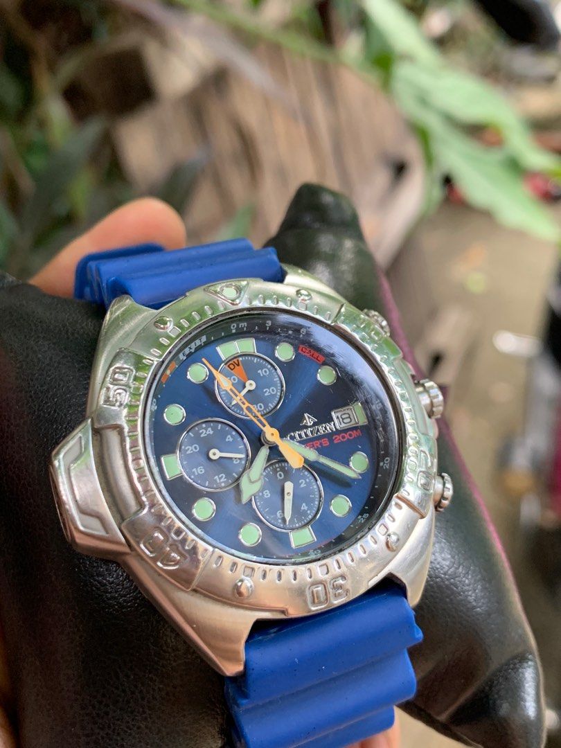 Vintage Citizen Promaster Aqualand Chrono Diver, Men's Fashion, Watches ...