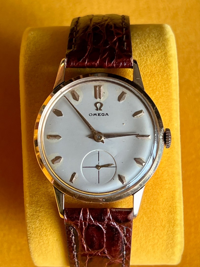 Vintage Omega Gold hand wind watch, Luxury, Watches on Carousell