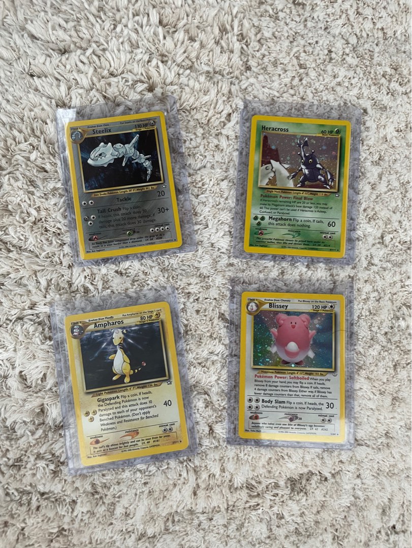 [VINTAGE] Pokemon 2000 Neo Series Sets Holos, Hobbies & Toys, Toys ...