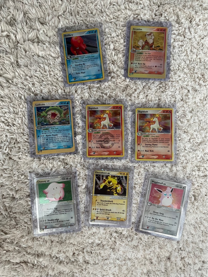 [VINTAGE] Pokemon 2004 EX Series Sets Holos, Hobbies & Toys, Toys ...