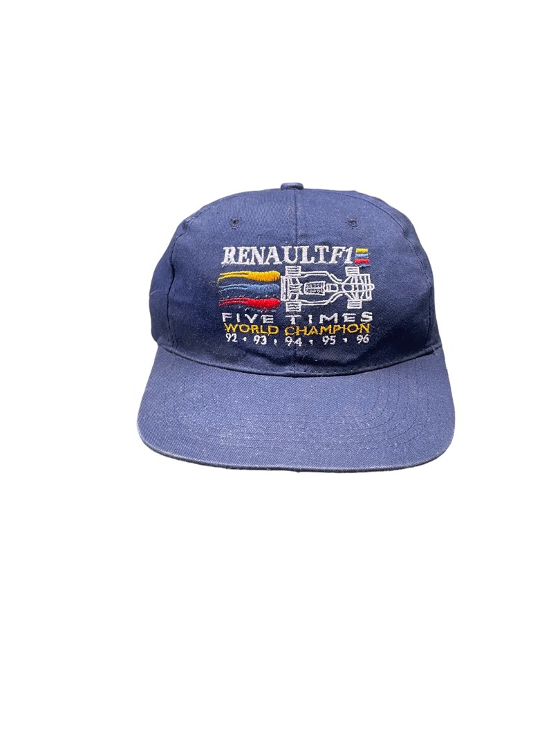 Vintage Renault F1 Champion Cap, Men's Fashion, Watches & Accessories ...