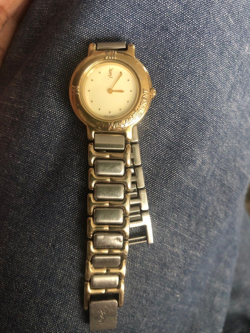 Vintage YSL wrist watch, Luxury, Watches on Carousell