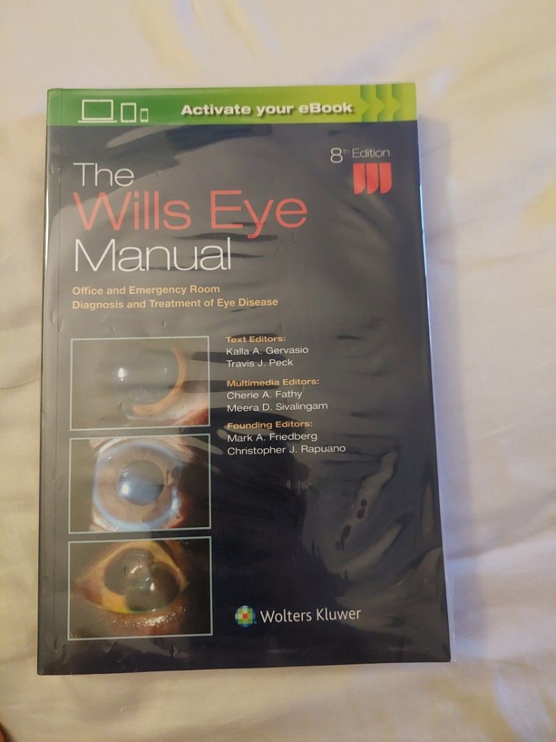 Wills eye manual (ophthalmology), Hobbies & Toys, Books & Magazines ...