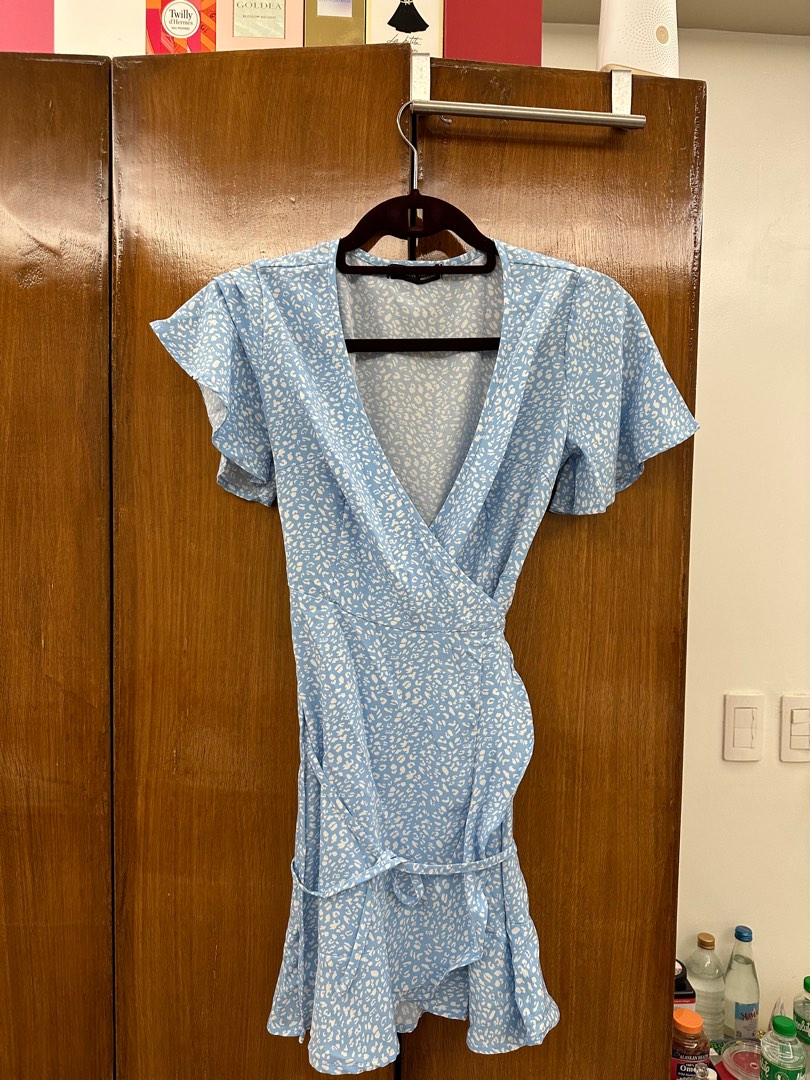 Wrap around dress, Women's Fashion, Dresses & Sets, Dresses on Carousell