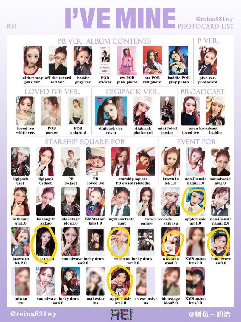 wts ive mine gaeul rei pobs wonyoung liz leeseo yujin, Hobbies & Toys, Memorabilia ...