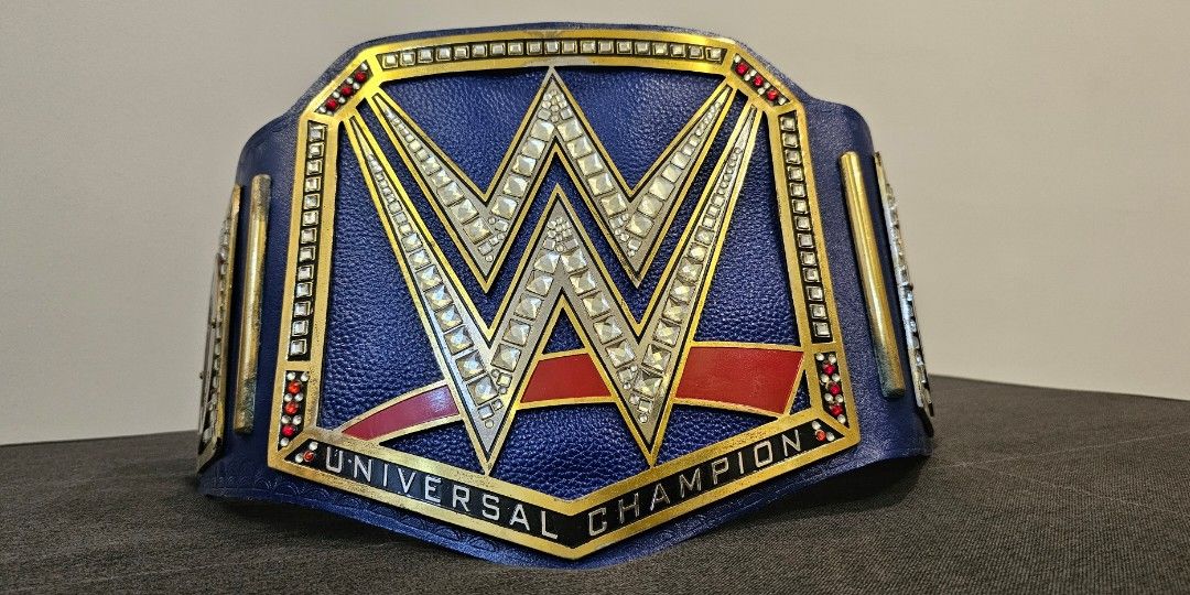 WWE Universal Championship Belt (Blue) Replica, Hobbies & Toys ...