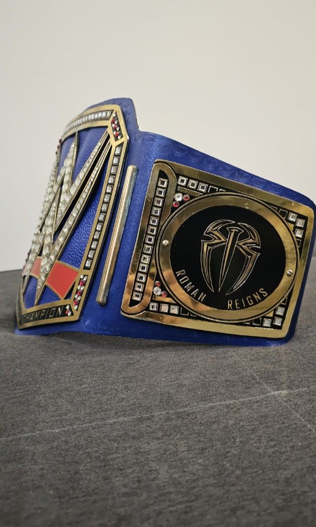 WWE Universal Championship Belt (Blue) Replica, Hobbies & Toys ...