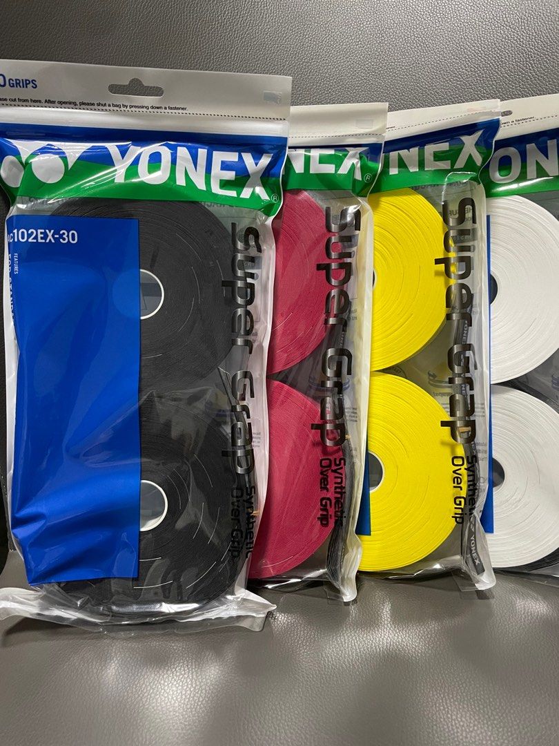 Yonex AC102EX-30 Super Graphic Over Grip Badminton Tennis Squash Racket Racquet, Sports ...