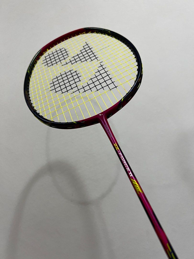 Yonex Voltric Z Force 2 ii LCW Pink Edition Badminton Racket 3u, Sports Equipment, Sports ...
