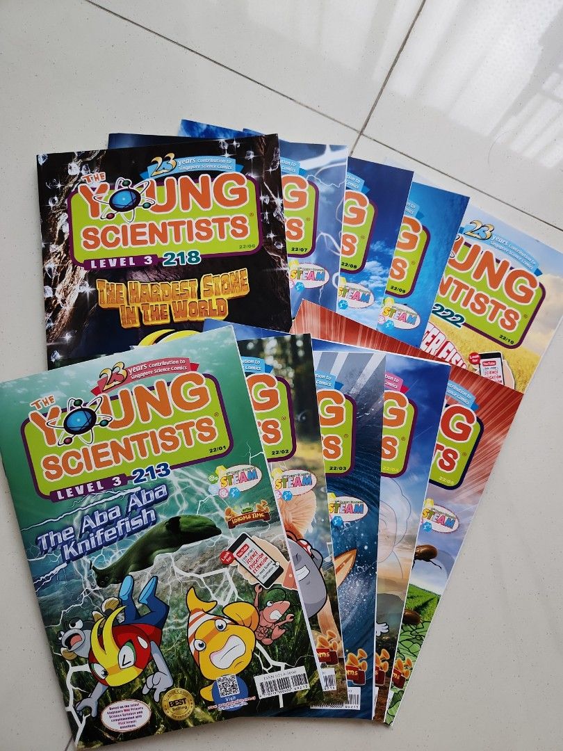 Young Scientists 2022 copies, Hobbies & Toys, Books & Magazines, Children's Books on Carousell