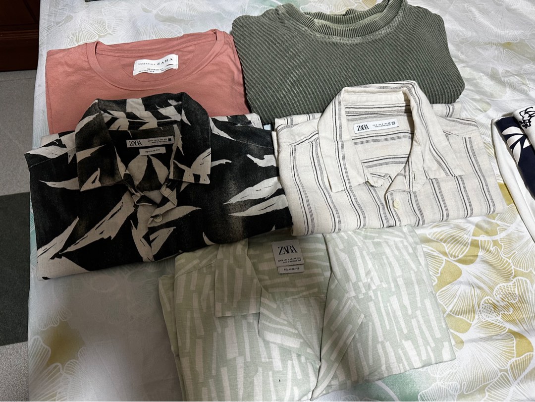 Zara bundle, Men's Fashion, Tops & Sets, Formal Shirts on Carousell