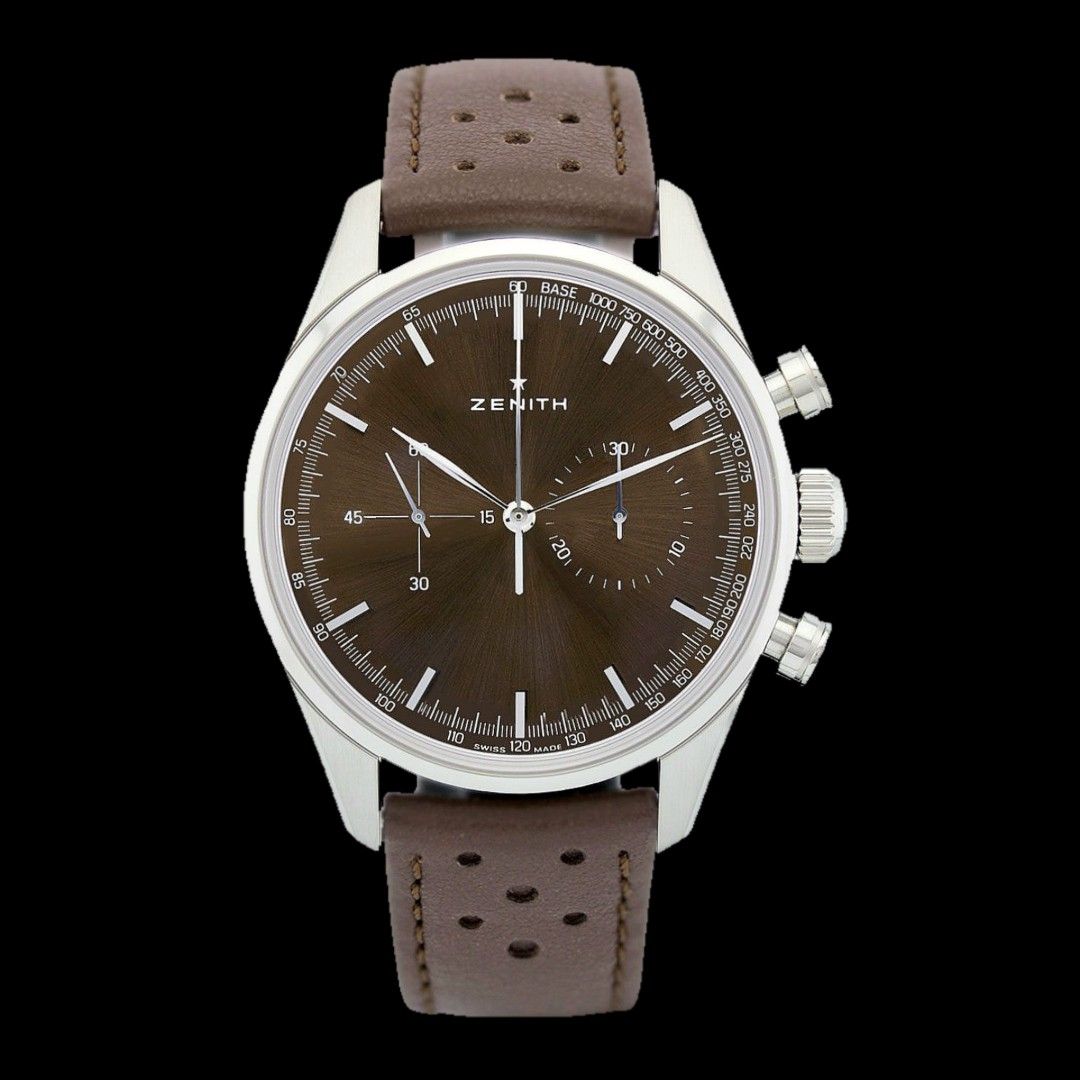 Zenith Chronomaster Heritage 146 Chocolate Dial Automatic in Stainless ...
