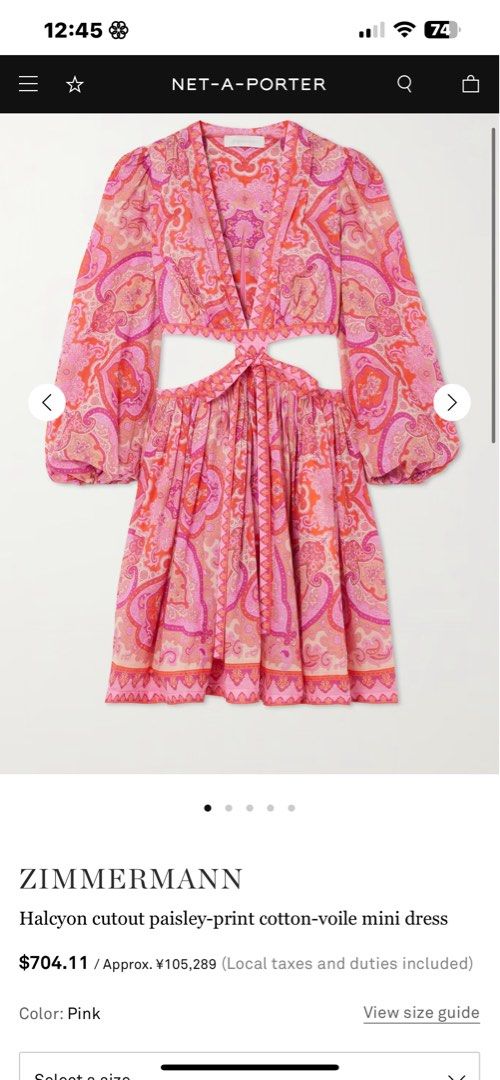 Zimmerman**, Women's Fashion, Dresses & Sets, Dresses on Carousell