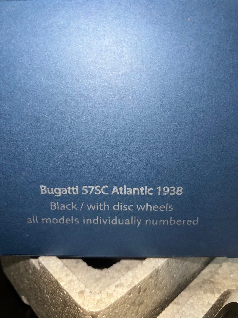 1/18 Autoart Signature Bugatti Type 57SC Atlantic, Hobbies & Toys, Toys ...