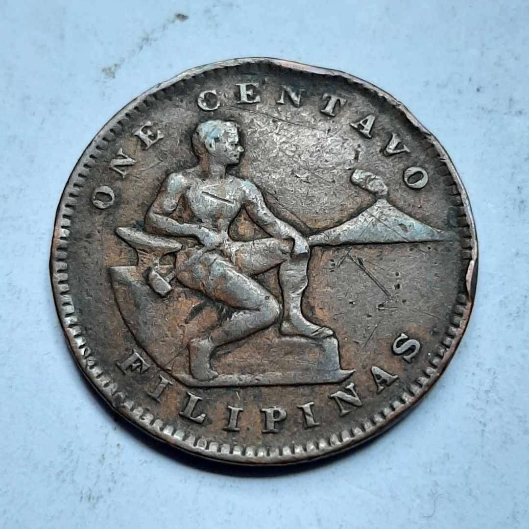 1904 ONE CENTAVO USPI COIN, Hobbies & Toys, Memorabilia & Collectibles ...