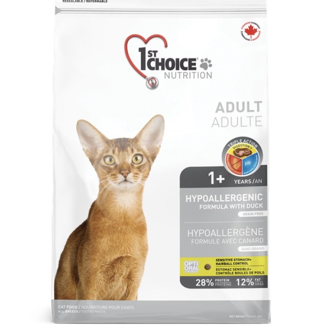 1st (First) Choice Hypoallergenic Cat Dry Food 2.72kg, Pet Supplies ...