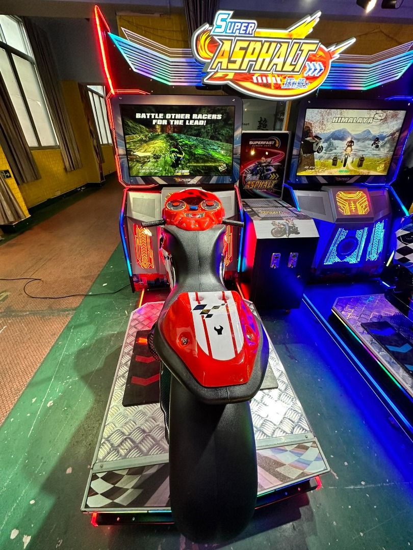 2 PLAYER MOTORCYCLE SIMULATOR MACHINE, Hobbies & Toys, Toys & Games on ...