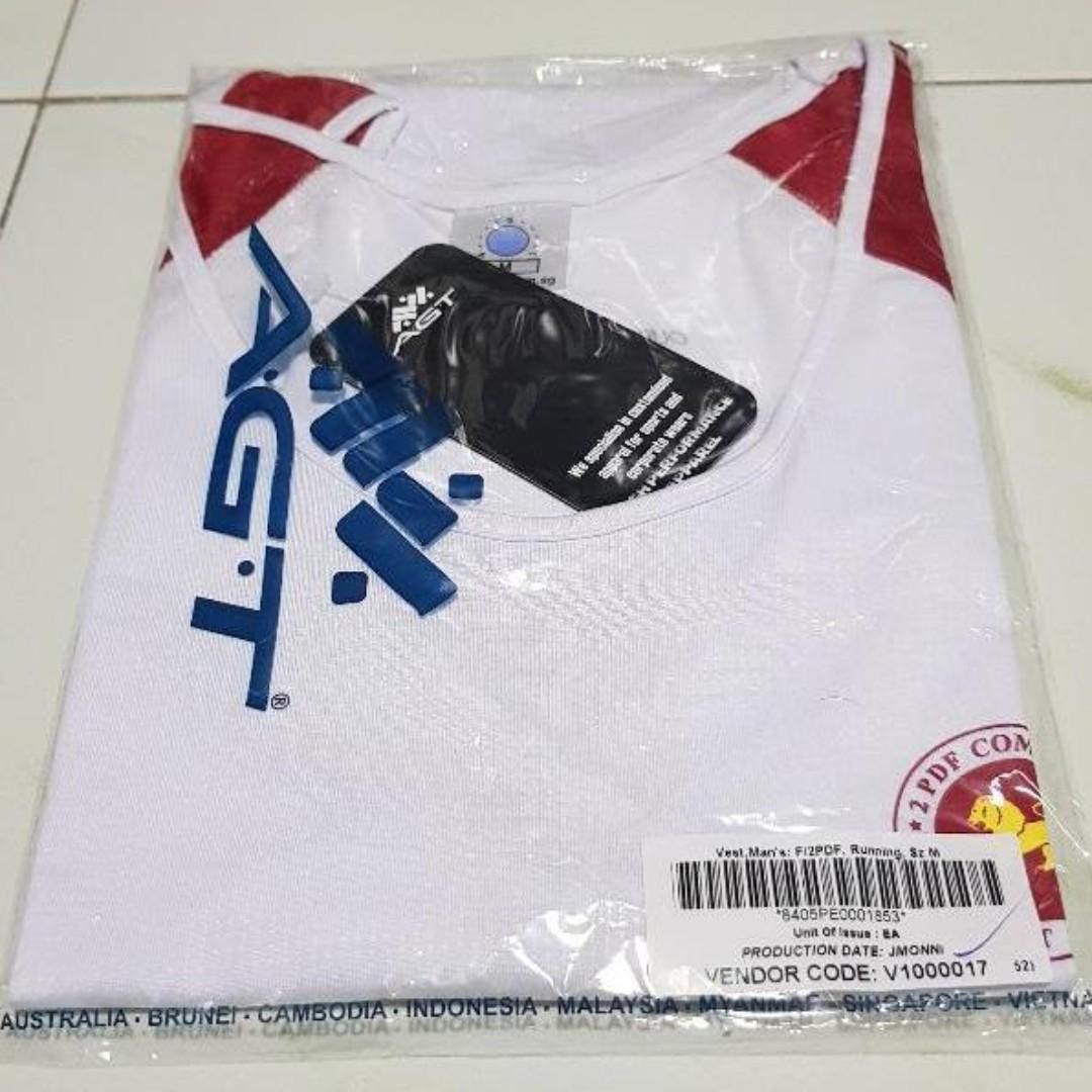 2PDF Singlet PT Kit SAF New, Men's Fashion, Activewear on Carousell