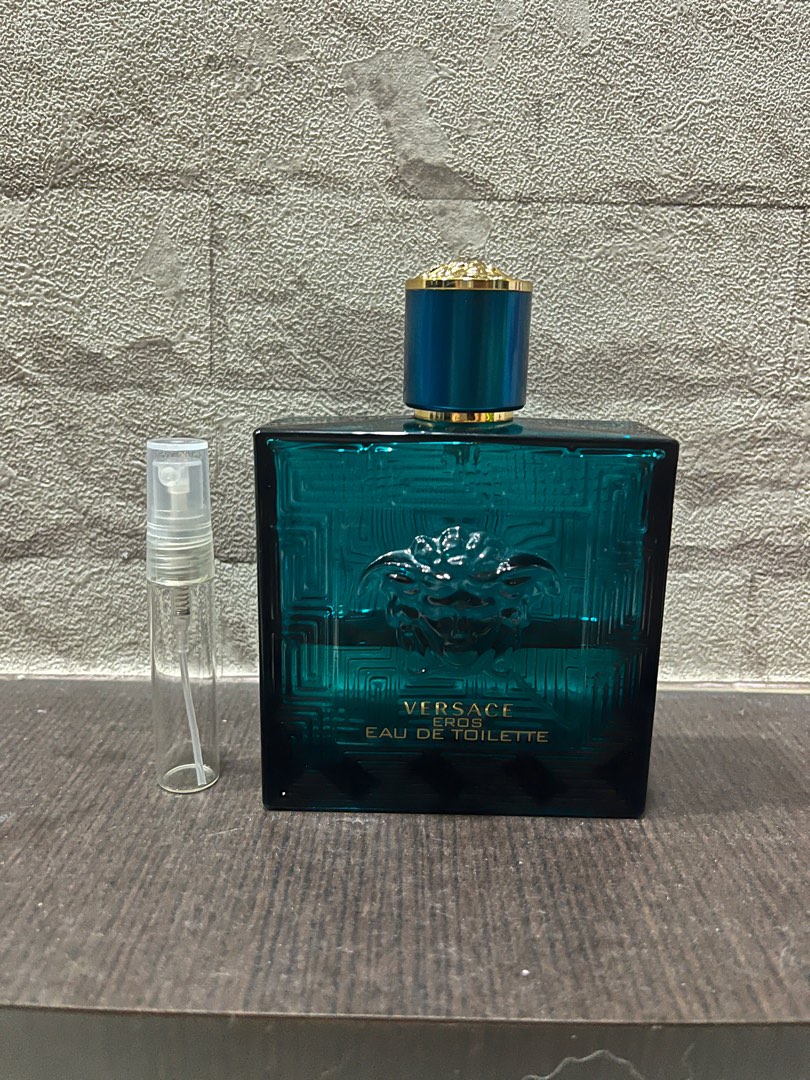 5Ml Versace Eros EDT decant, Beauty & Personal Care, Fragrance ...