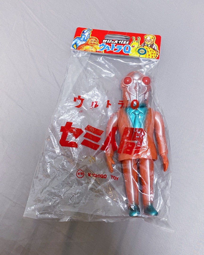 全新未開 1999 M1號 日本製 Ultra Q 宇宙怪人 蟬人 Cicadaman 超異象之謎 宇宙忍者 Alien Baltan 巴魯坦星人 巴爾坦星人 超人 吉田 初代 ...