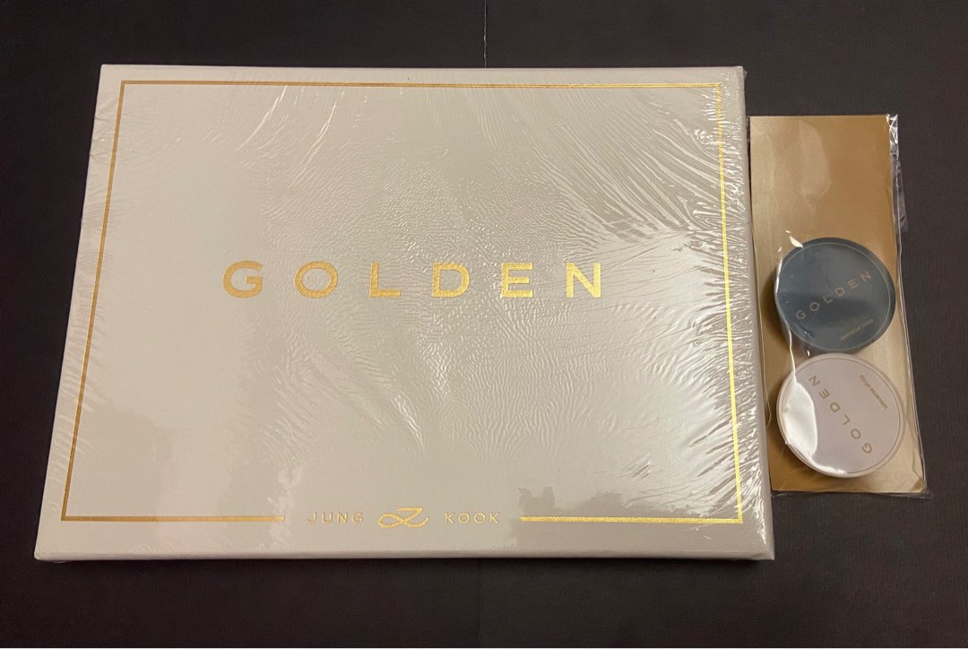 (全新未拆) BTS 田柾國 Jungkook JK 'GOLDEN'個人專輯, 興趣及遊戲, 收藏品及紀念品, 韓流 - Carousell