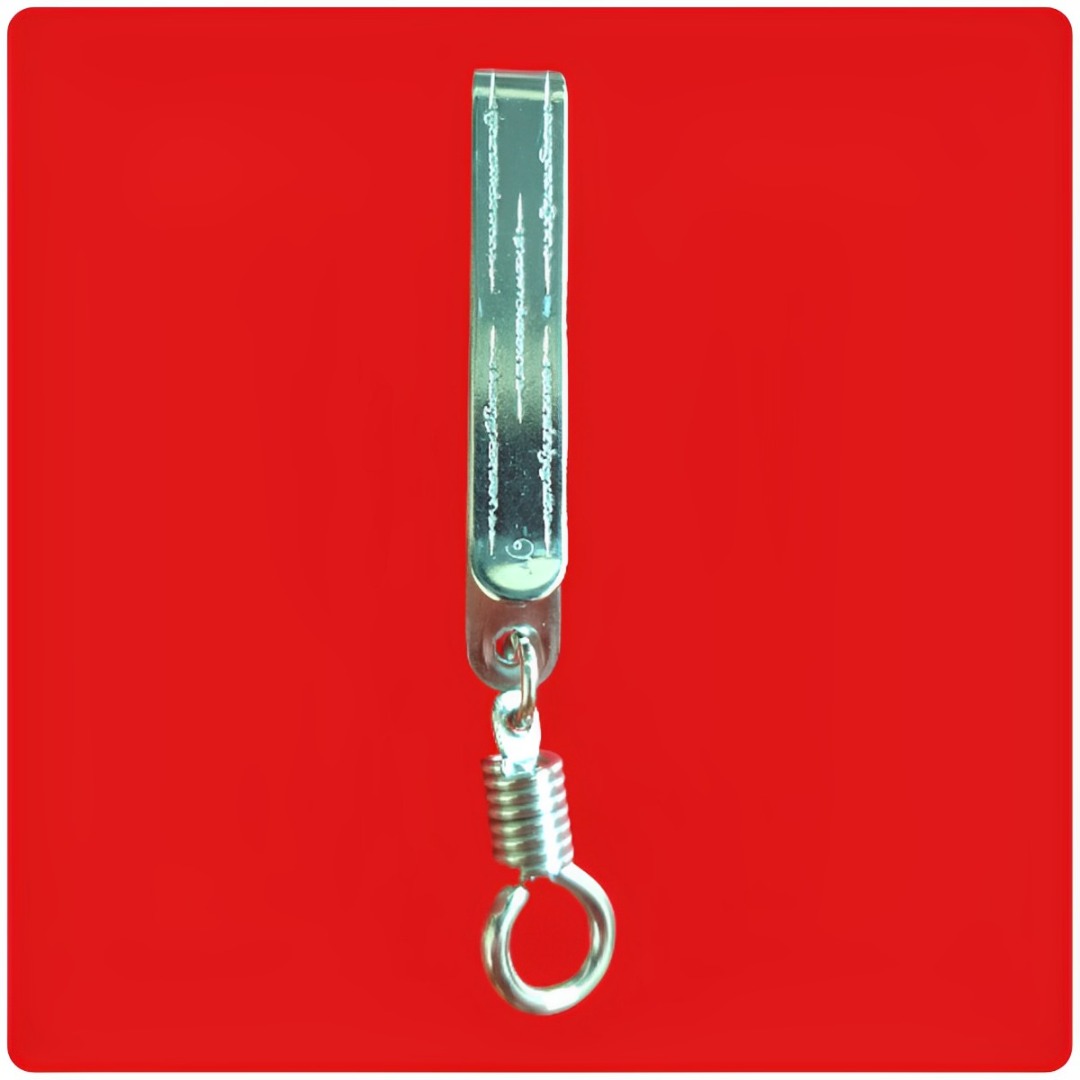 Ha Taew Stainless Steel Amulet Clip/Five Rows Yant, Turning Knob Type ...