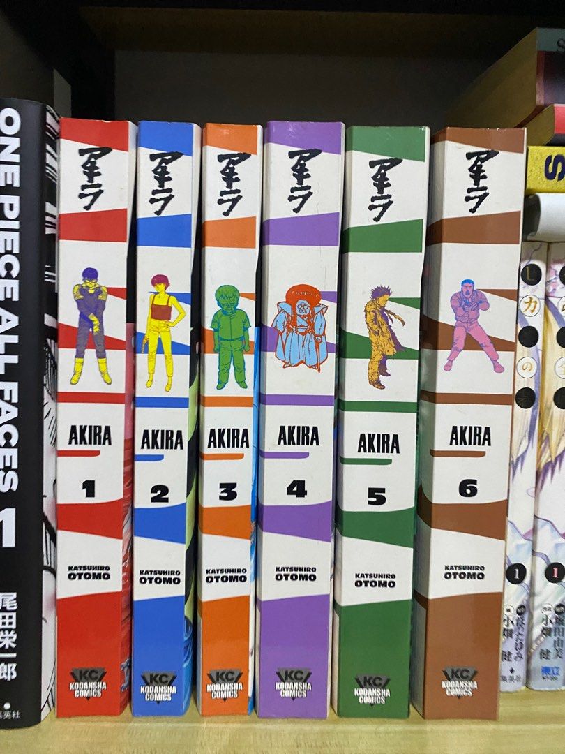 AKIRA 1-6 by KATSUHIRO OTOMO, Hobbies & Toys, Books & Magazines, Comics & Manga on Carousell