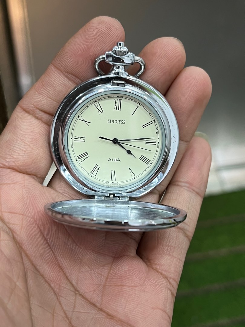 Alba Pocket Watch, Men's Fashion, Watches & Accessories, Watches on ...