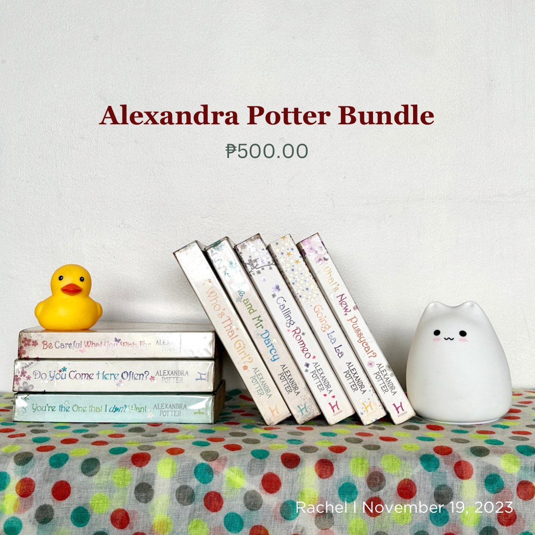 Alexandra Potter Bundle (Pre-loved), Hobbies & Toys, Books & Magazines ...
