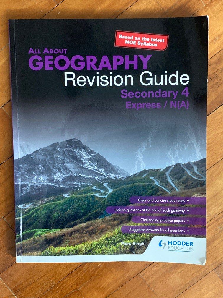 All About Geography Revision Guide Secondary 4 Express, Hobbies & Toys ...