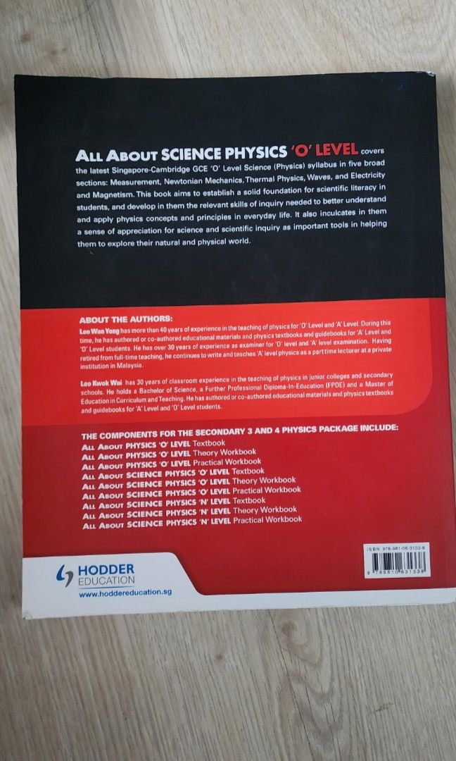 All About Science Physics O Level Textbook, Hobbies & Toys, Books ...