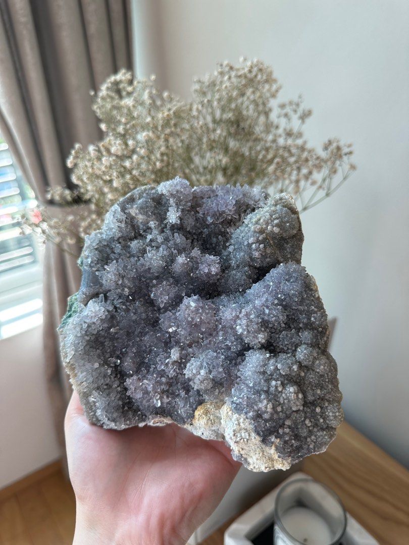 Amethyst zeolite crystal clutter, Women's Fashion, Jewelry & Organisers ...