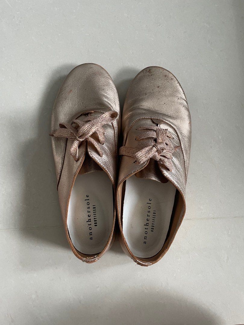 Anothersole Rose Gold,39, Women's Fashion, Footwear, Flats on Carousell