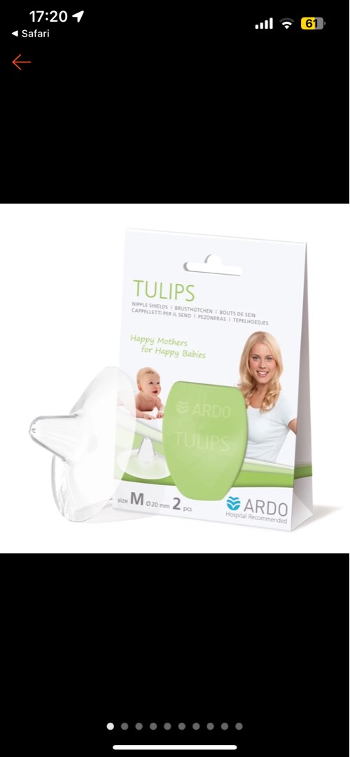 Ardo Tulips nipple shield, Babies & Kids, Nursing & Feeding ...