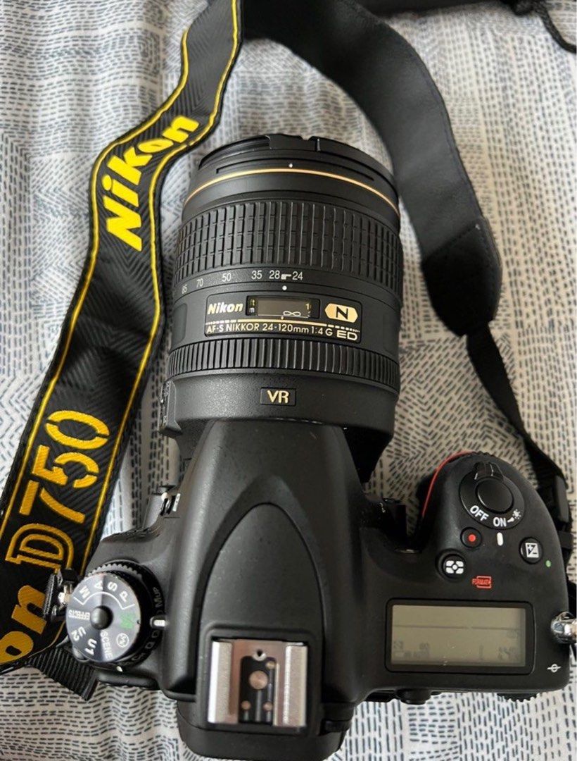 As new! Nikon D750 DSLR Camera with 24-120mm Lens, Photography, Cameras ...