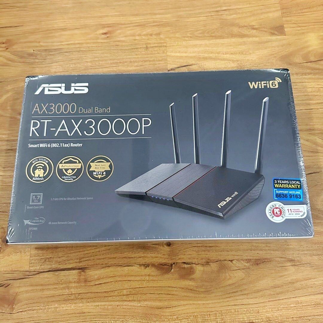 Asus AX3000P WiFi 6 Router, Computers & Tech, Parts & Accessories ...
