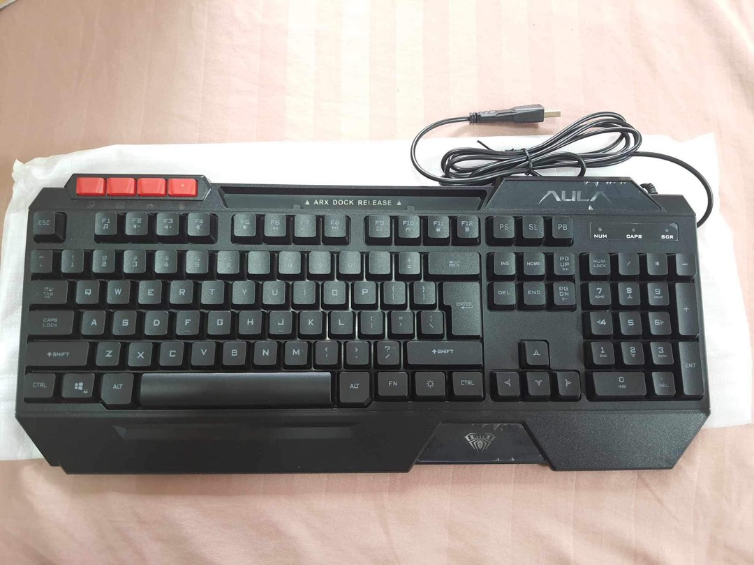 Aula T650 4 in 1 Gaming Bundle Keyboard, Mouse, Headset, Mousepad ...